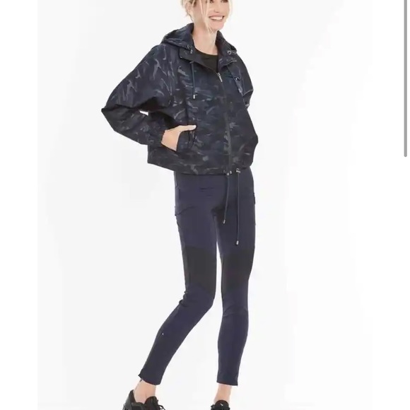 Anatomie | Jackets & Coats | Anatomie Enya Crop Hooded Rain Jacket Navy ...